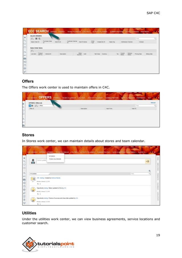 Sap c4c tutorial | PDF | Computing | Technology & Computing