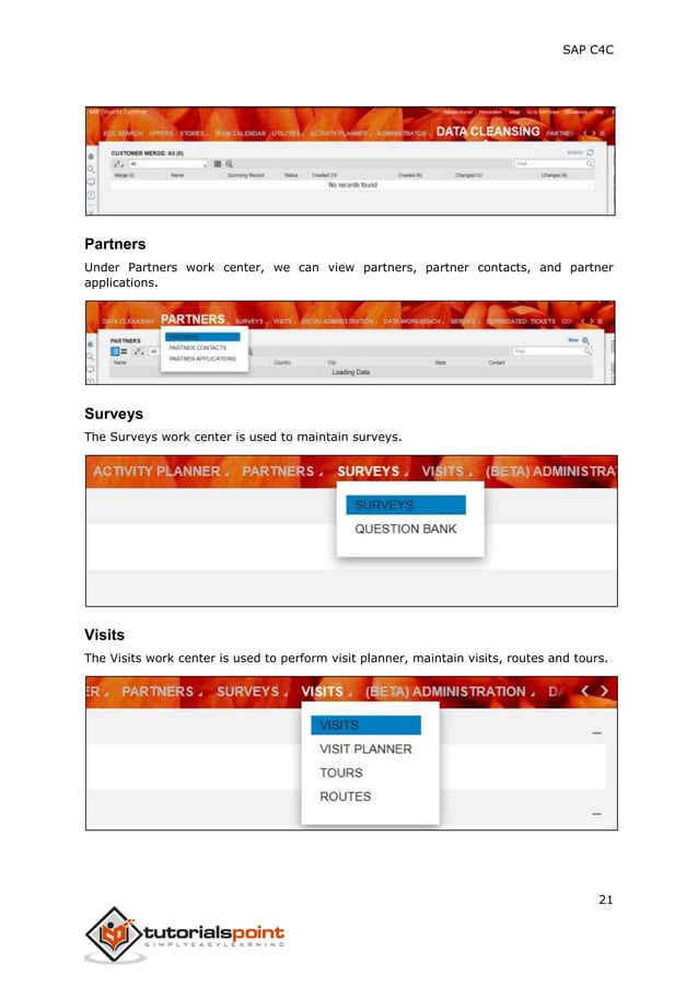Sap c4c tutorial | PDF | Computing | Technology & Computing