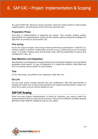 Sap c4c tutorial | PDF