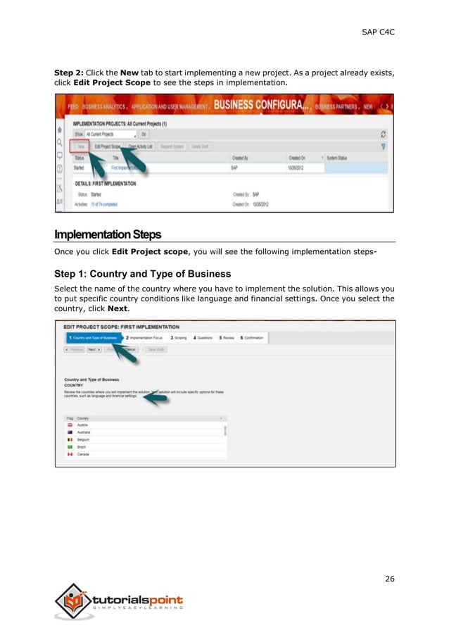 Sap C4c Tutorial Pdf Computing Technology And Computing 7239