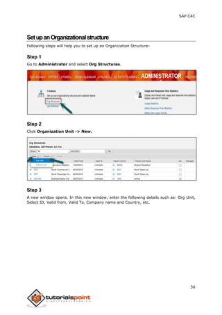 Sap c4c tutorial | PDF