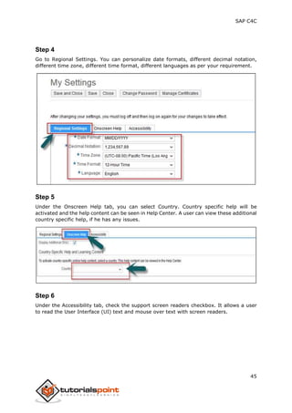 Sap c4c tutorial | PDF
