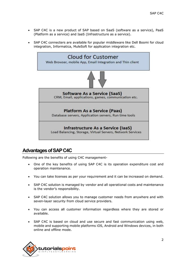 Sap c4c tutorial | PDF | Computing | Technology & Computing