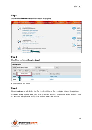 Sap c4c tutorial | PDF