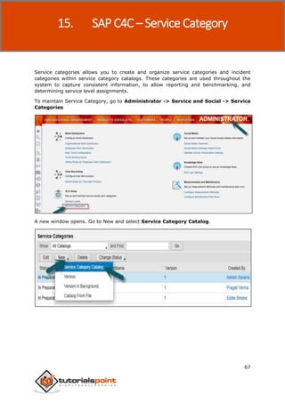 Sap c4c tutorial | PDF