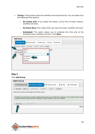 Sap c4c tutorial | PDF