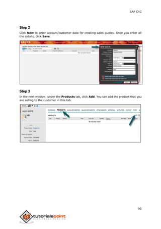 Sap c4c tutorial | PDF