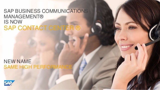 Sap Contact Center