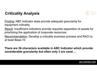 Leveraging SAP to Support Reliability Analytics | PPT