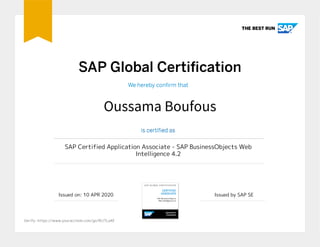 Sap certified application associate | PPT