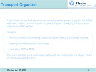 Sap Change And Transport Management | PPT