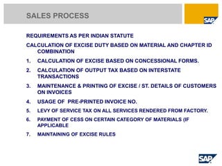 SAP CIN - COUNTRY VERSION INDIA | PPTX
