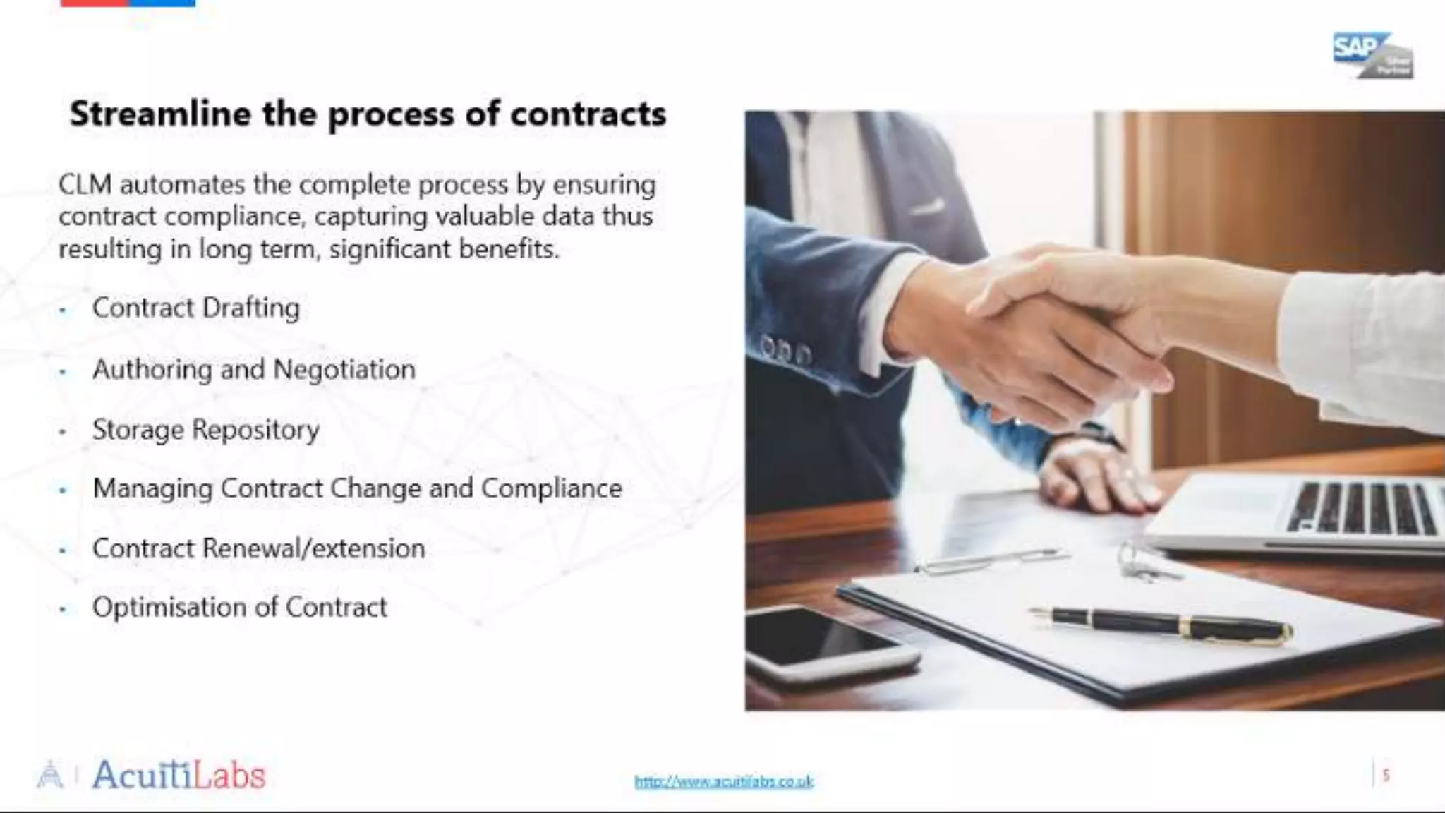 Sap clm for faster and easier contract renewals | PPTX