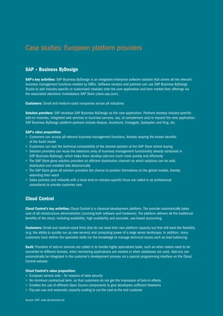 Sap cloud ecosystem | PDF