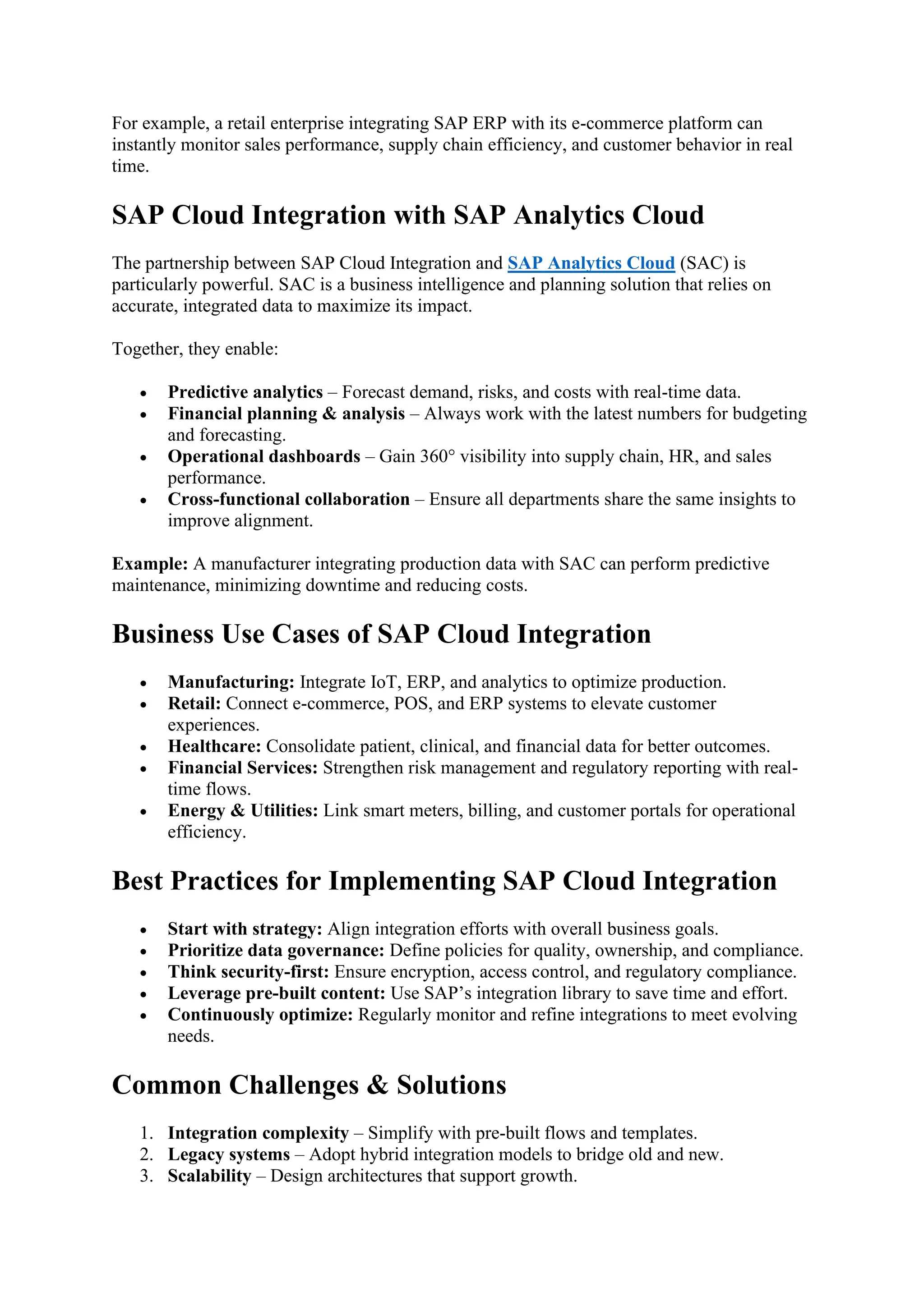 SAP Cloud Integration The Complete Guide to Seamless Business ...