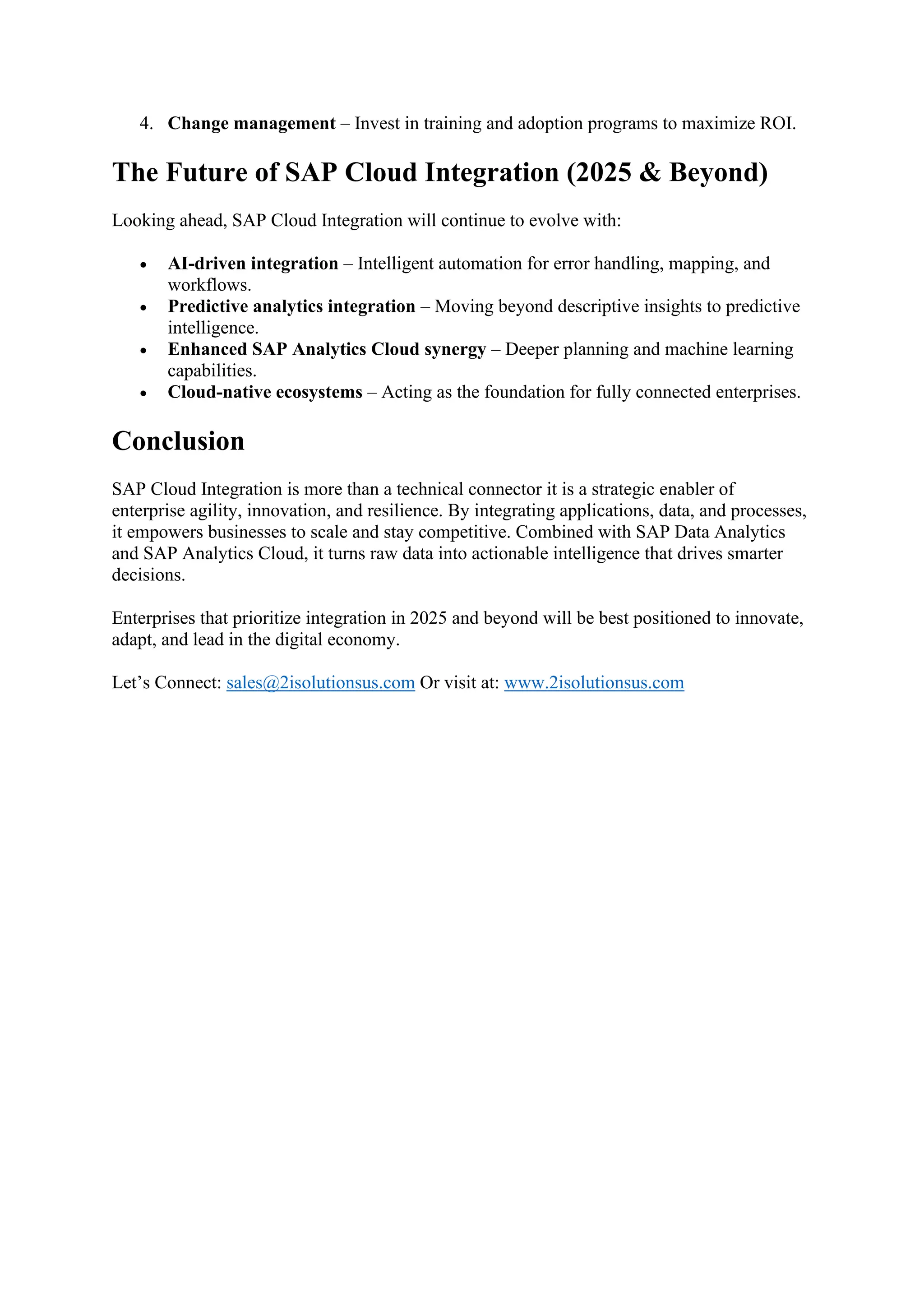 SAP Cloud Integration The Complete Guide to Seamless Business ...