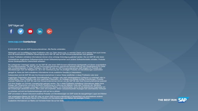 SAP Cloud Platform – Data & Storage - Overview | PPT