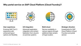 SAP Cloud Platform Portal Overview.pdf | Cloud Computing | Internet