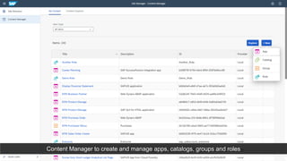 SAP Cloud Platform Portal Overview.pdf | Cloud Computing | Internet