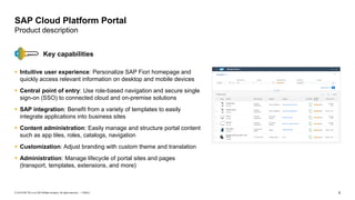 SAP Cloud Platform Portal Overview.pdf | Cloud Computing | Internet
