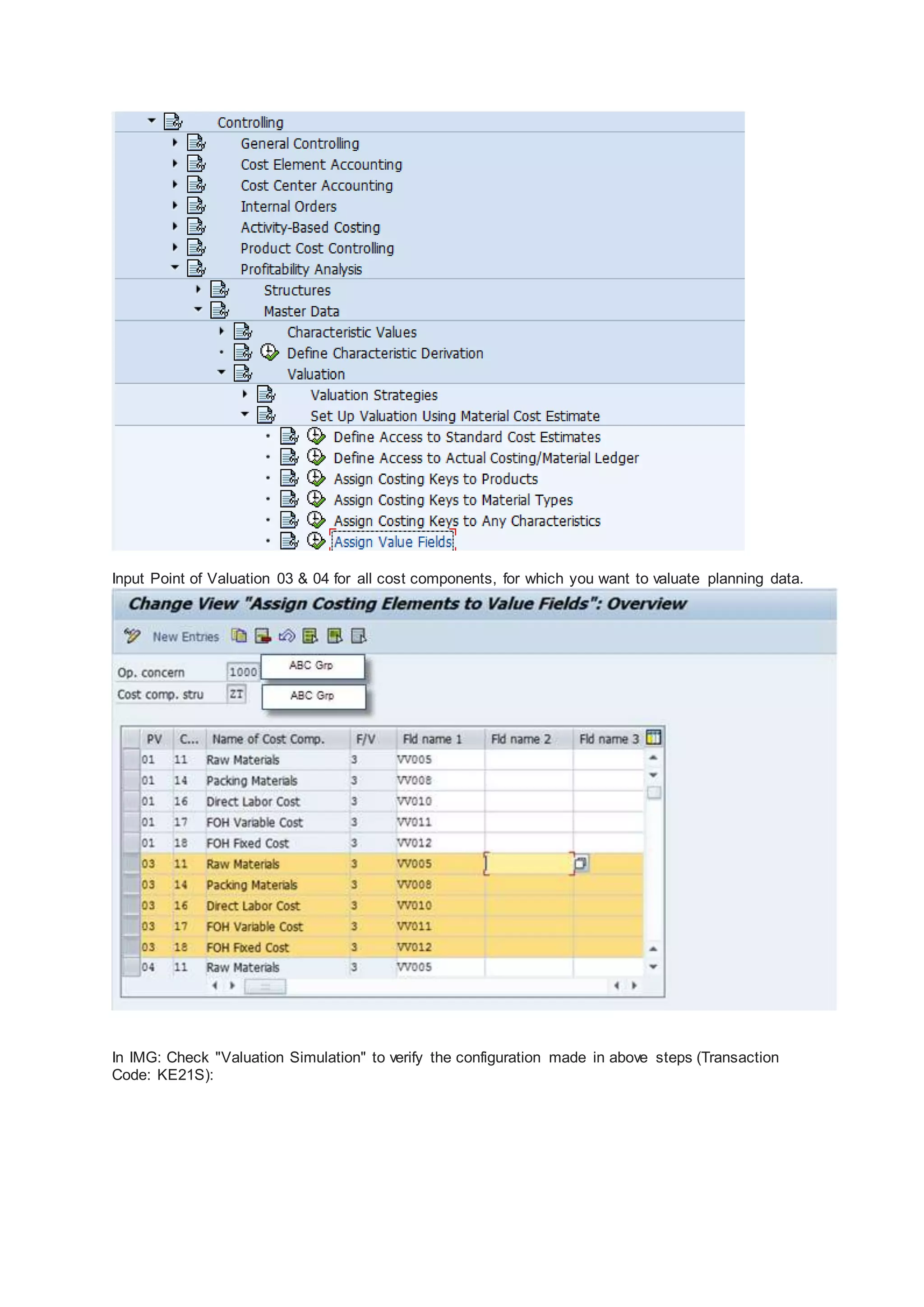 Sap co pa planning | DOCX