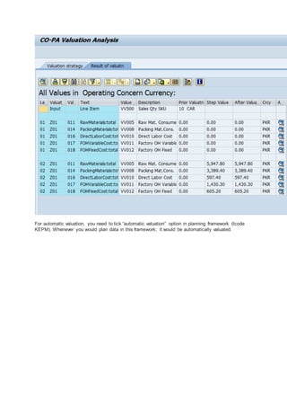 Sap co pa planning | DOCX