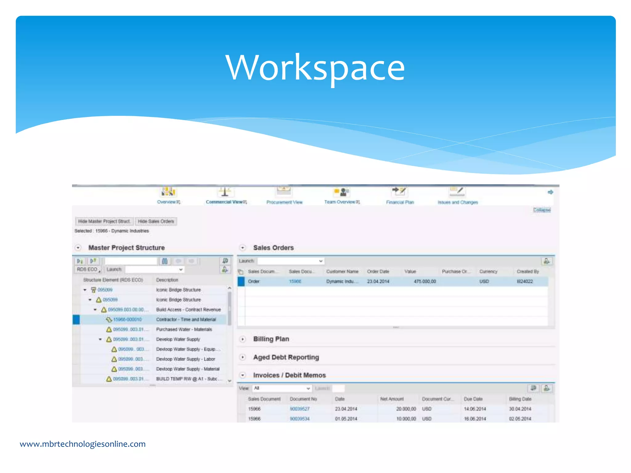 Sap commercial project management | PPTX