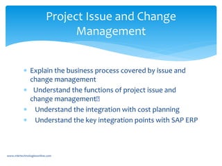 Sap commercial project management | PPTX