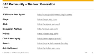 SAP Community - The Next Generation #sitHH | PPT