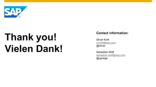 SAP Community - The Next Generation #sitHH | PPT