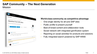 SAP Community - The Next Generation #sitHH | PPT
