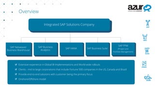 SAP Competency Overview at Azur | PPT