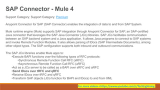 How to Send IDOC to SAP using MuleSoft | PPTX