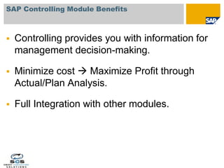 SAP CO overview | PDF