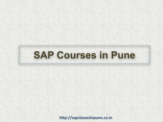 Sap courses in pune | PPT