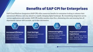 Optimizing Enterprise Workflows with SAP CPI | PDF