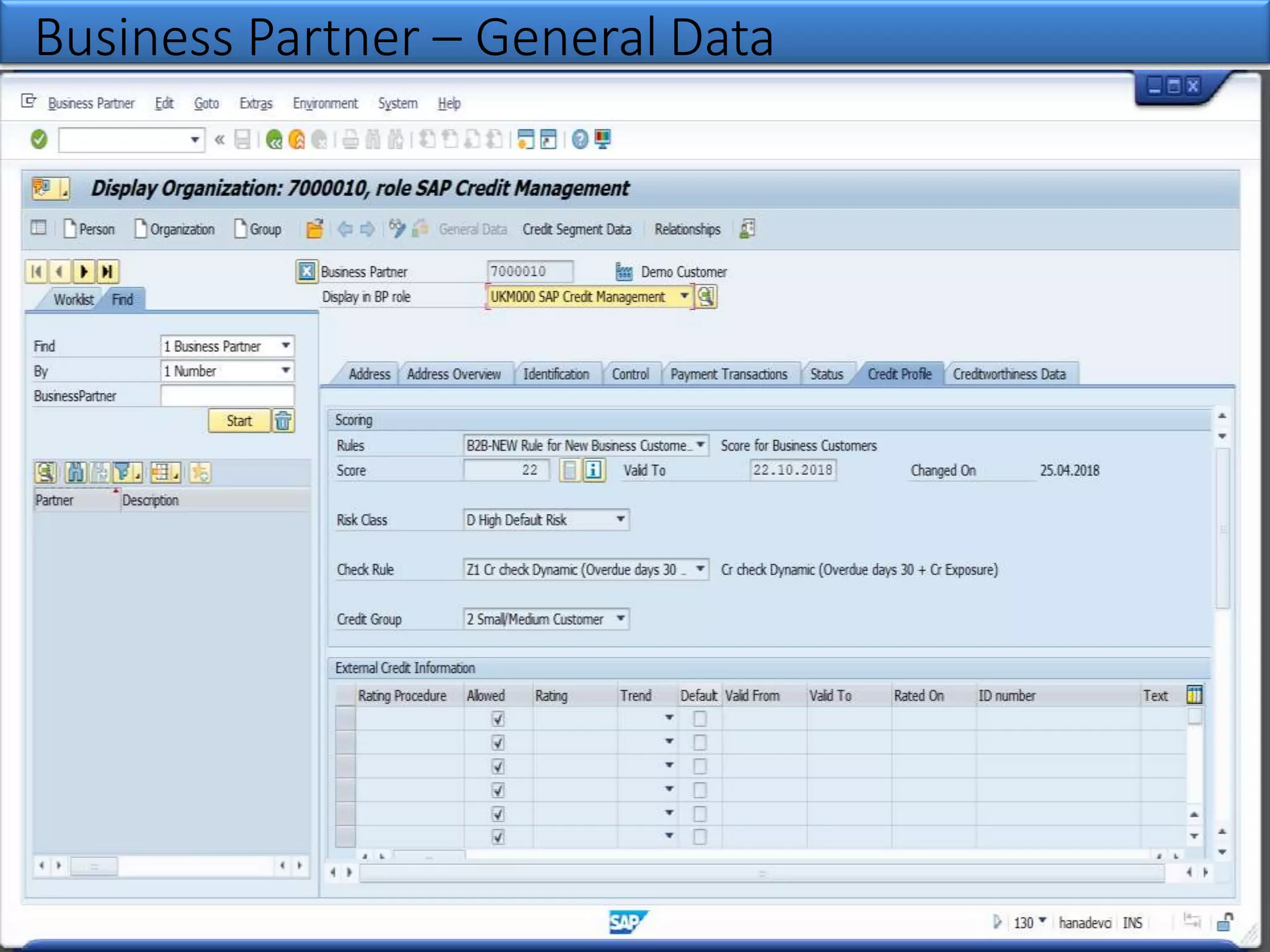 Sap credit management_overview | PPTX