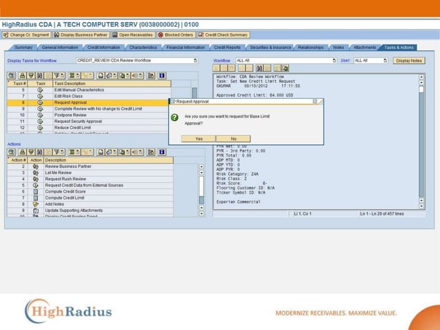 Sap credit management_overview | PPTX | Business | Business and Finance
