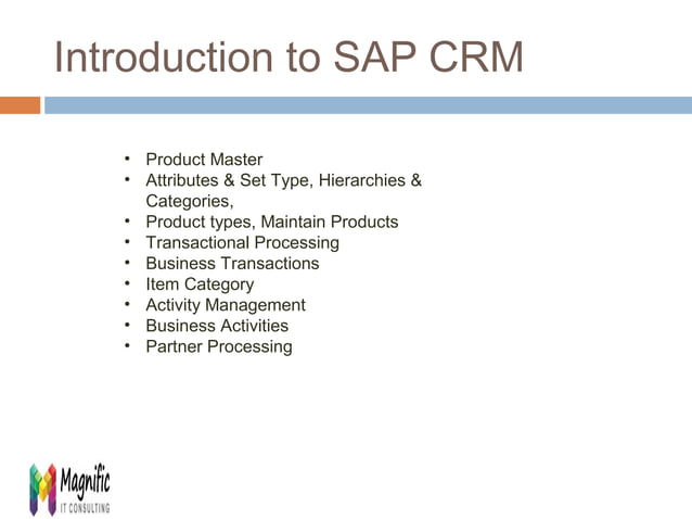 sap crm online training | PPT