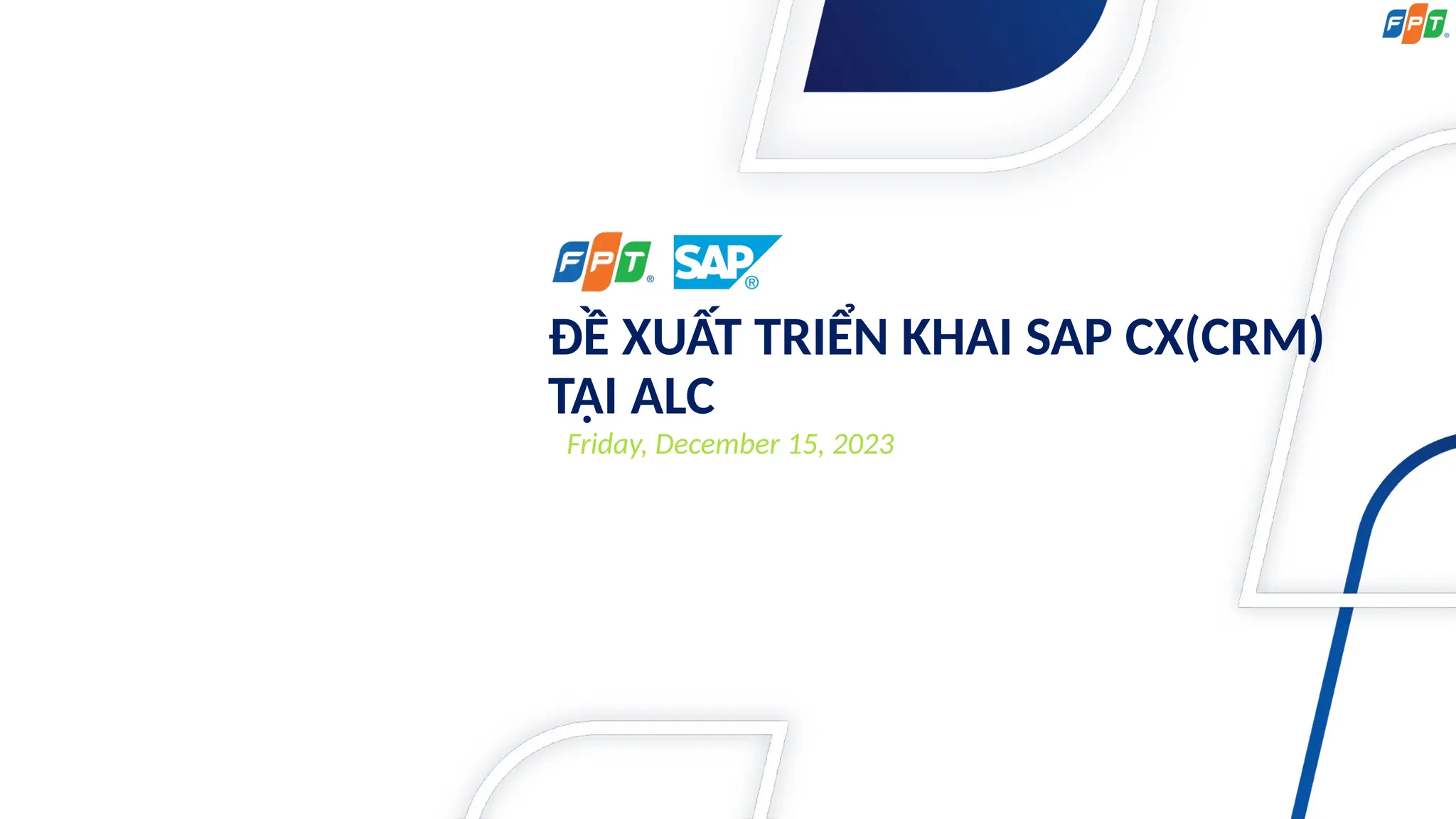 SAP_CRM_Proposal_V1.0 công hoa xa hoi chu nghia vn | PPTX