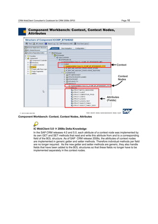 Sap crm ui cookbook | PDF