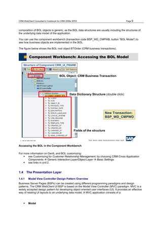 Sap crm ui cookbook | PDF