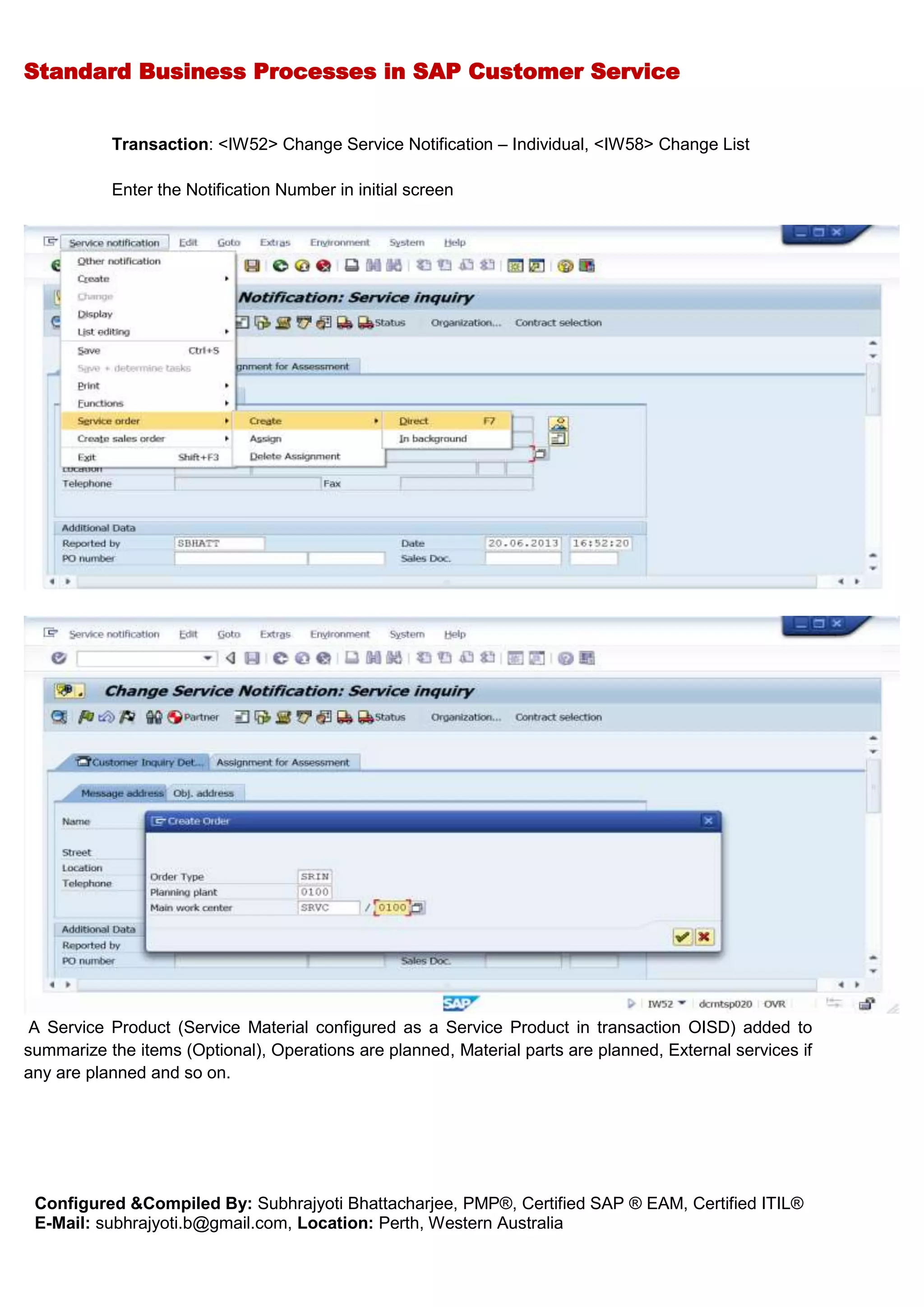 SAP Logistics - CS - Standard Process & Configuration document | DOCX