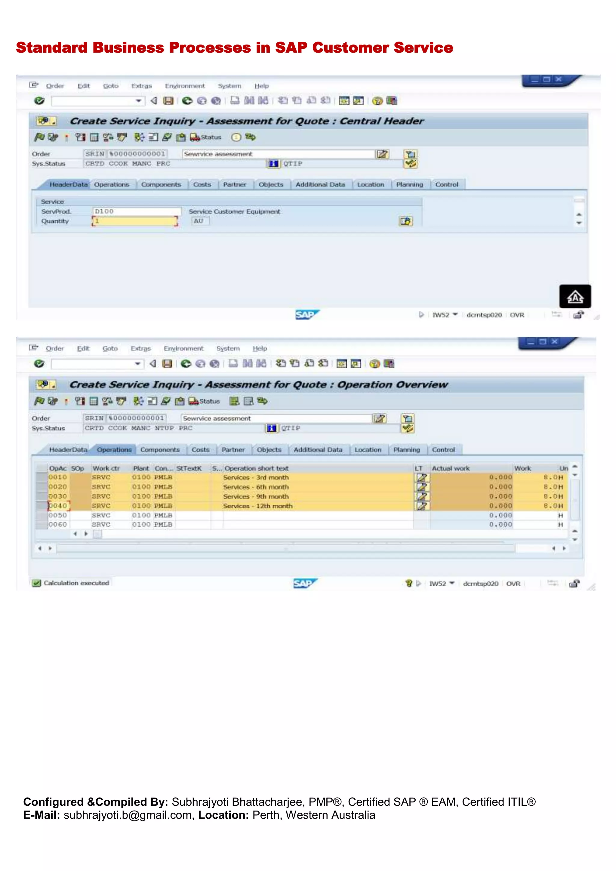 SAP Logistics - CS - Standard Process & Configuration document | DOCX
