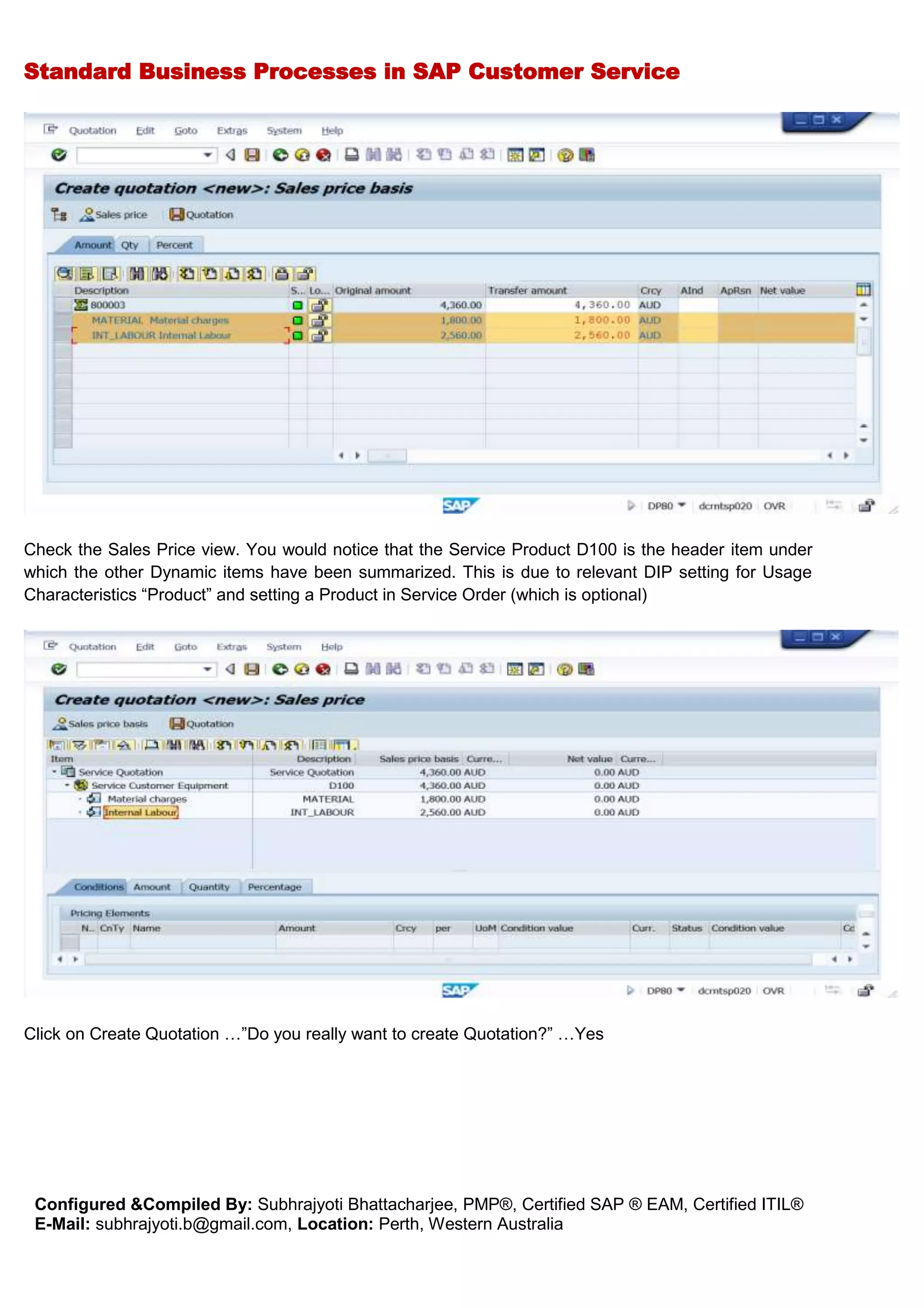 SAP Logistics - CS - Standard Process & Configuration document | DOCX