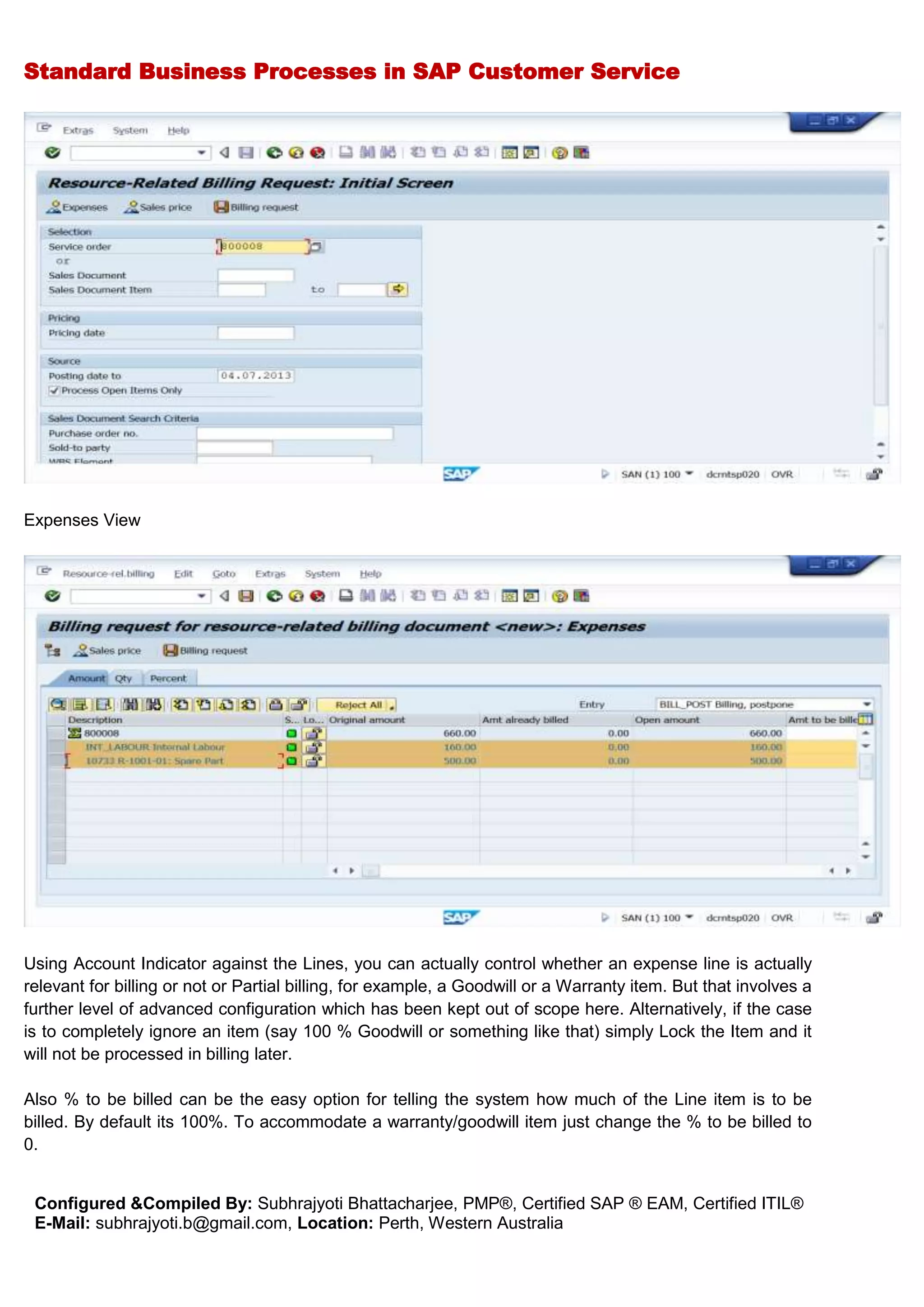 SAP Logistics - CS - Standard Process & Configuration document | DOCX