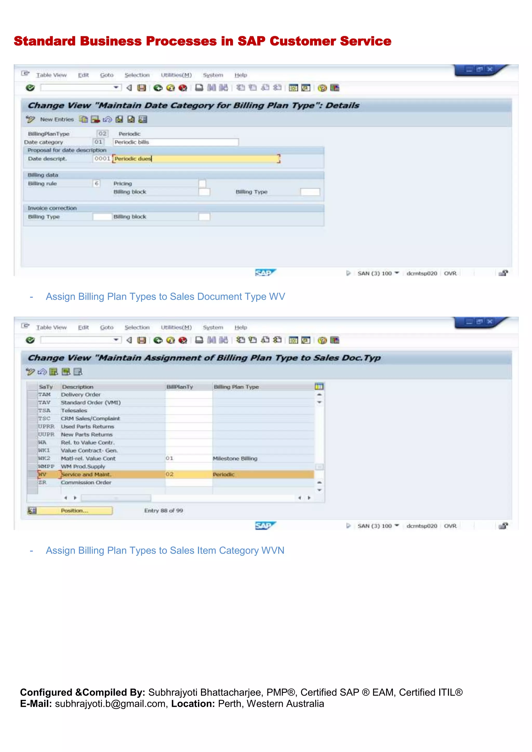 SAP Logistics - CS - Standard Process & Configuration document | DOCX