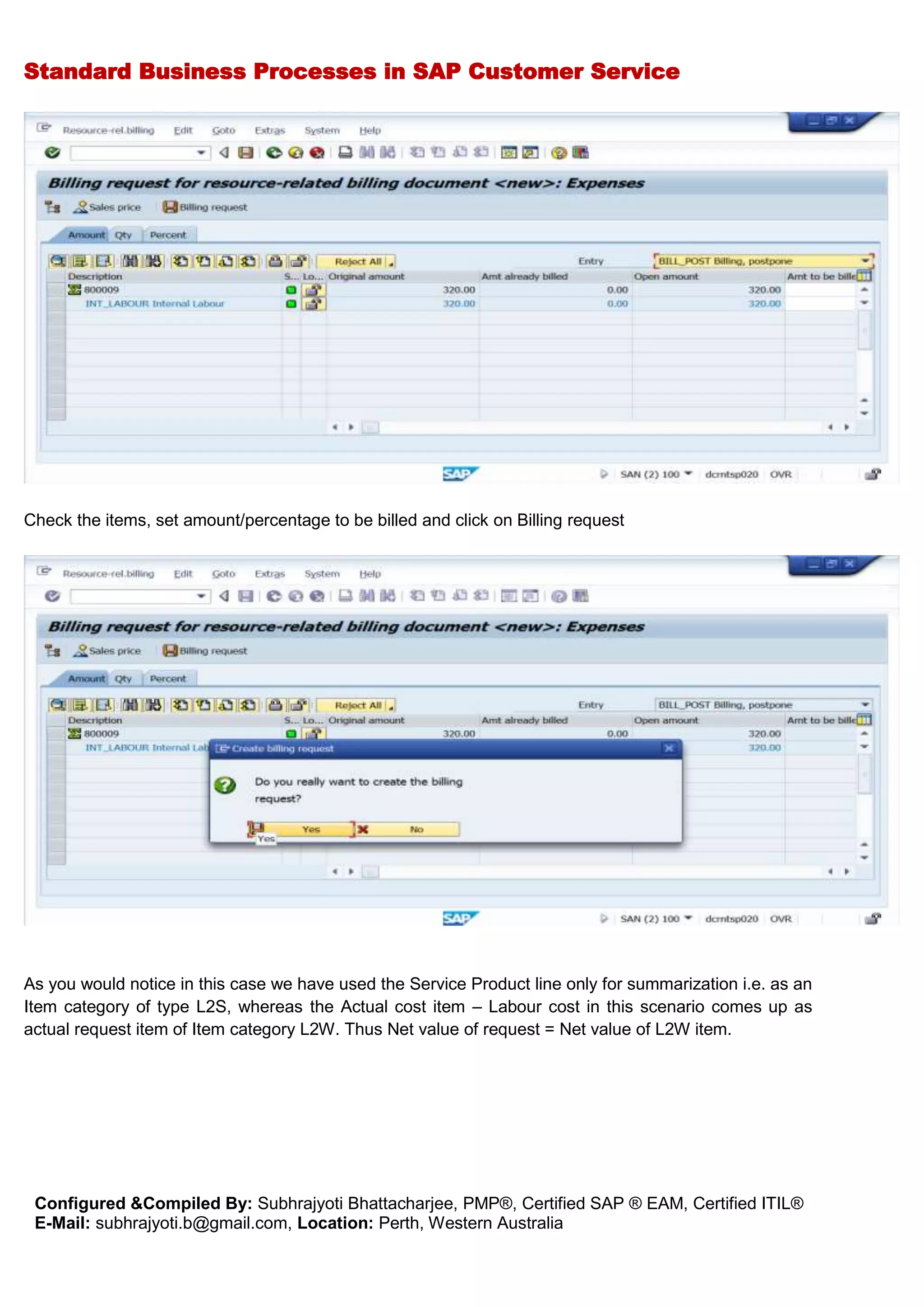 SAP Logistics - CS - Standard Process & Configuration document | DOCX