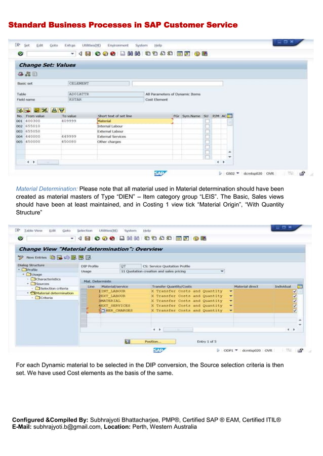 SAP Logistics - CS - Standard Process & Configuration document | DOCX
