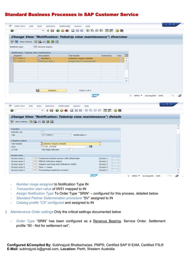 SAP Logistics - CS - Standard Process & Configuration document | DOCX
